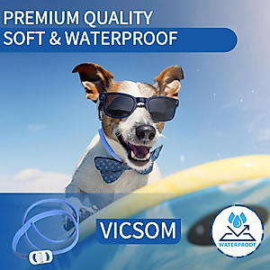 4 Pack Flea Collar for Dogs, Dog Flea and Tick Collar 8 Months Flea and Tick Prevention for Dog, Waterproof Adjustable Puppy Collar Natural Tick and Flea Collars for Small Medium Large Dogs,Blue