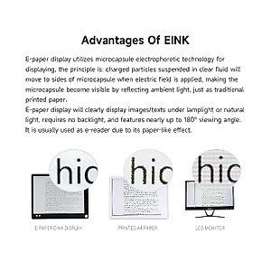 waveshare 7.5inch E-Ink Raw Display Compatible with Raspberry Pi 5/4B/3B/Zero/Zero W/Zero 2W/Pico/Pico W/Pico WH 800×480 Resolution with SPI Interface Without PCB