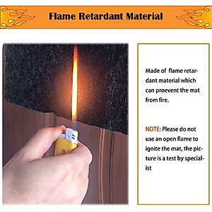 Brinman Under Grill Mat,Premium 36"x48"Absorbent Oil Protective mats for Deck &Patio,Grill Mat for Deck,Under Grill Floor Pad to Protect Deck,BBQ Mat for Under BBQ,Waterproof,Reusable