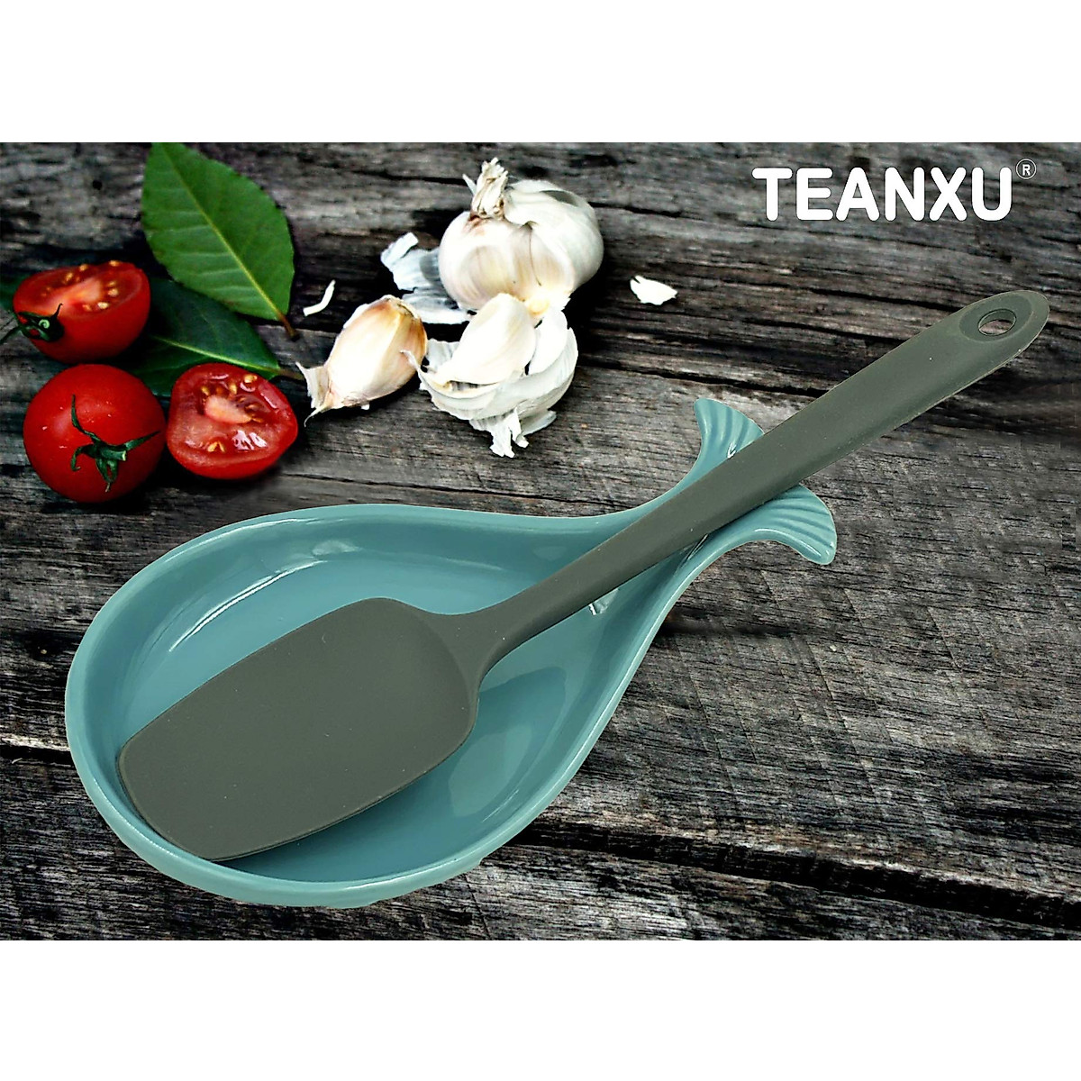 Ceramic Coastal Spoon Rest for Kitchen, Whale