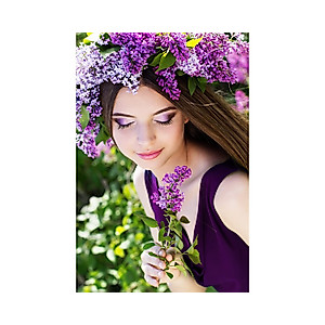 Ladybug Soap Company All Natural Solid Perfume True to Life Lilac Flower Scent In Full Bloom (1/4 oz Tin Jar (Easy Slide In Top))