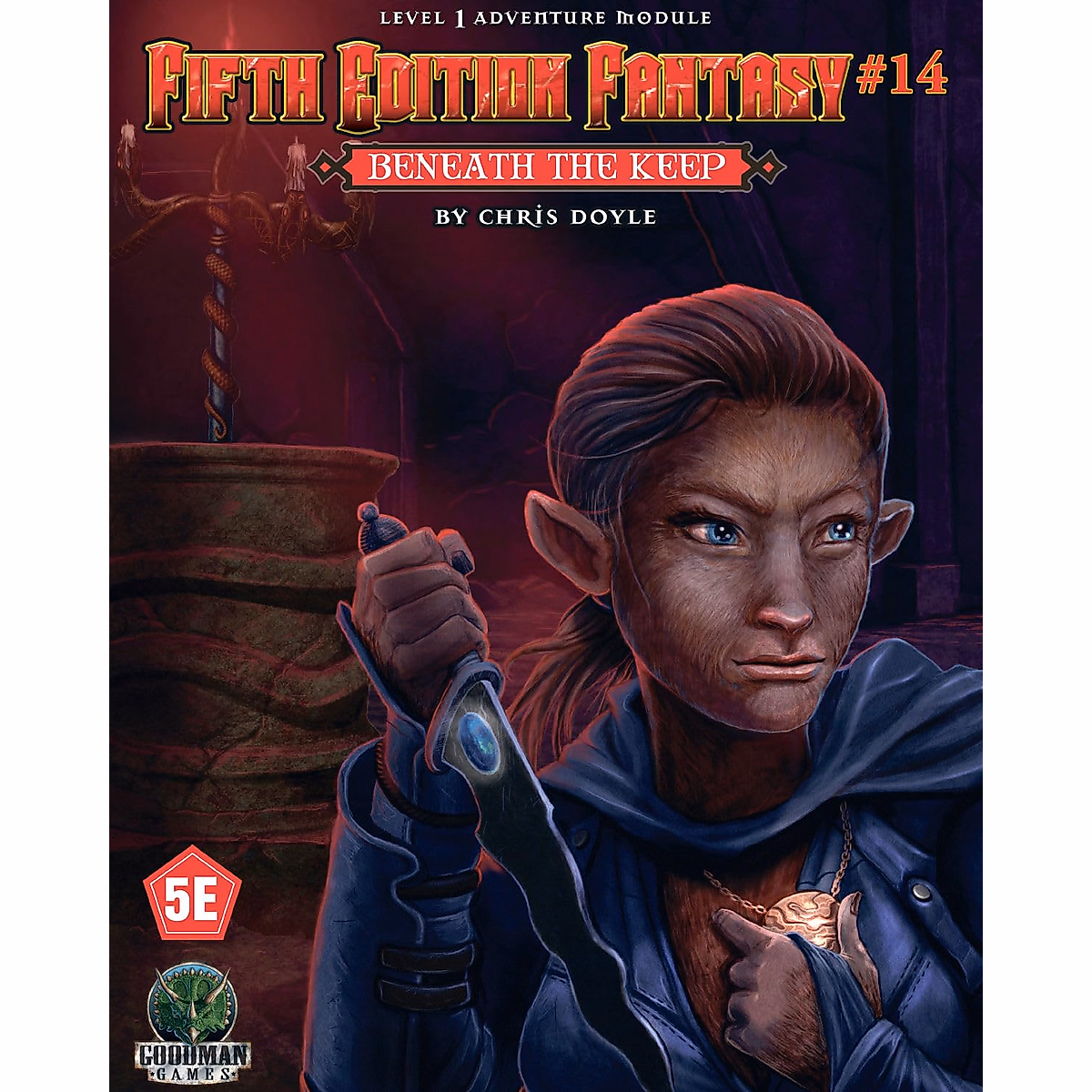 Goodman Games, Inc. Fifth Edition Fantasy #14: Beneath The Keep (5th Ed. D&D Adventure), Rpg