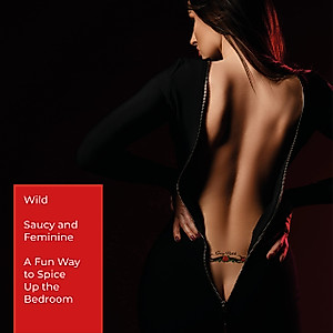 8 Large Sexy Naughty Temporary Tattoos for Women Ladies - Adult Fun for Lower Back Legs Arms Stomach