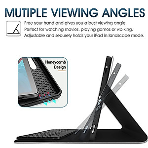 Backlit Keyboard Case for Samsung Galaxy Tab S8 Ultra 14.6 Inch 2022 with S Pen Holder, Wineecy 7 Colors Backlight Detachable Wireless Keyboard & PU Folio Stand Cover Case for SM-X900 / SM-X906 Tablet