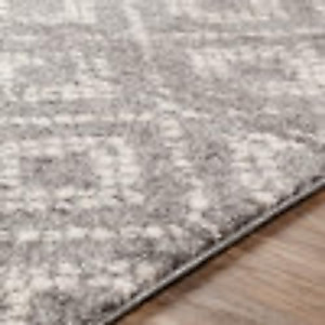 Livabliss NELA Bohemian Global Area Rug,7'10" x 10'3",Medium Gray