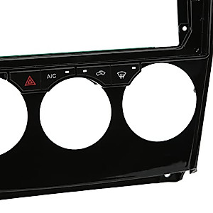 Dash Mounting Kits, Fydun 9 inch 2 Din Black Plastic Radio Stereo Fascia Navigation Frame for Mazda 6 2004‑2016