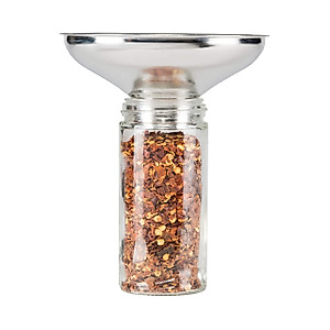 AllSpice Spice Funnel Metal Stainless Steel 18/8 (1" Bottom)