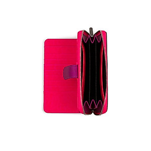 TOUS Waterproof Vinyl Wallet for Women, Dubai Saffiano Collection