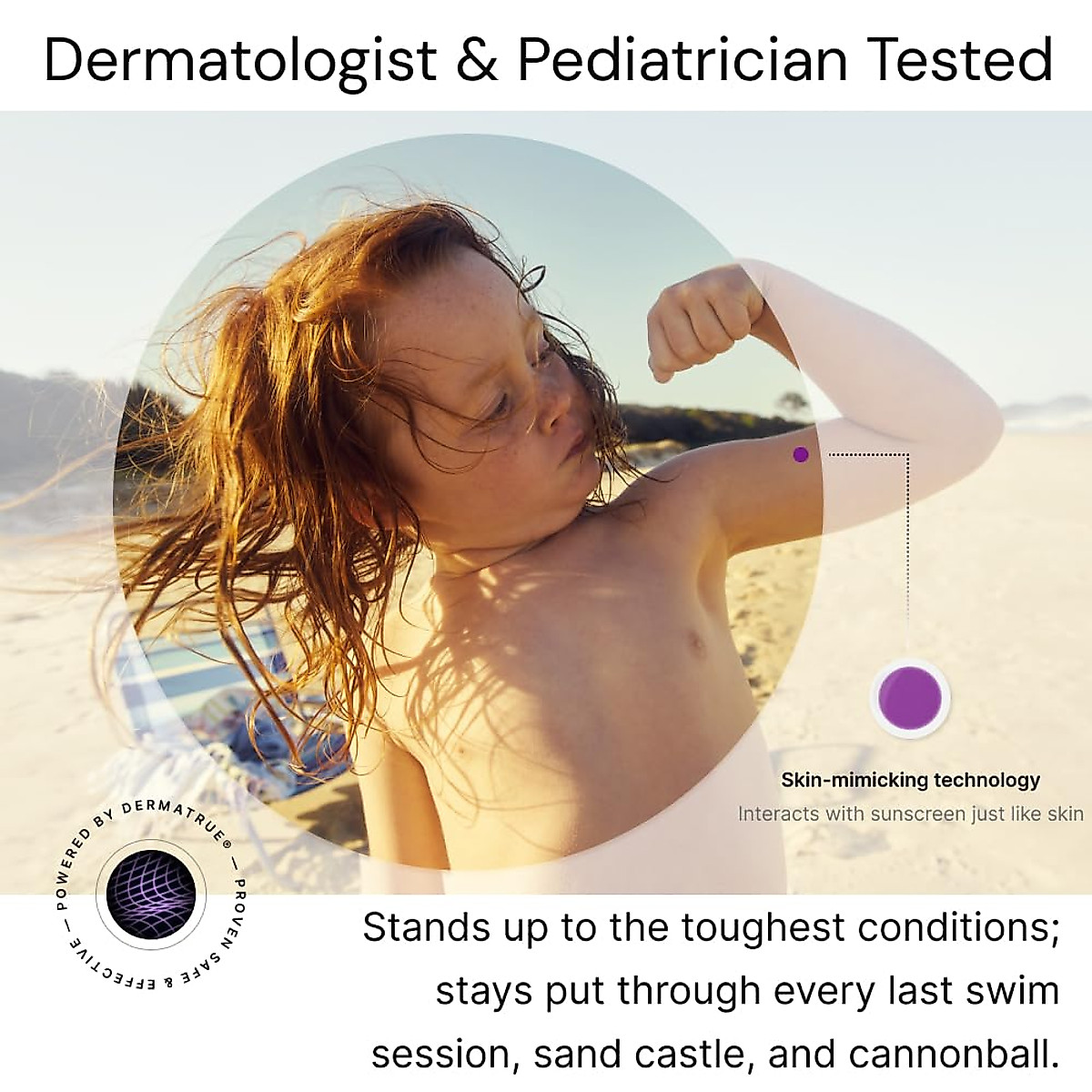 SPOTMYUV UV Detection Stickers for Sunscreen with Patented DERMATRUE SPF Sensing Technology | KNOW WHEN TO REAPPLY SUNSCREEN TO HELP PREVENT SUNBURN - 16 Count