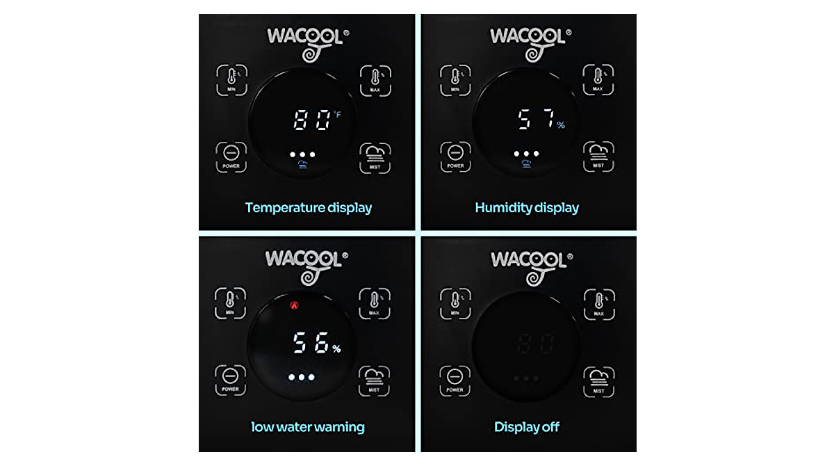 WACOOL Reptile Fogger with Humidity Controller - Large 4L Tank