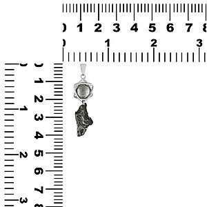 Starborn Sterling Silver Muonionalusta and Campo de Cielo Meteorite Orbit Pendant