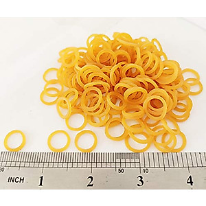 PET SHOW 1000pcs 100G/Pack Bulk Dog Rubber Bands for Hair Grooming DIY Hair Bows Top Knots for Puppies Cats Farm Animals Small Medium Large Dogs