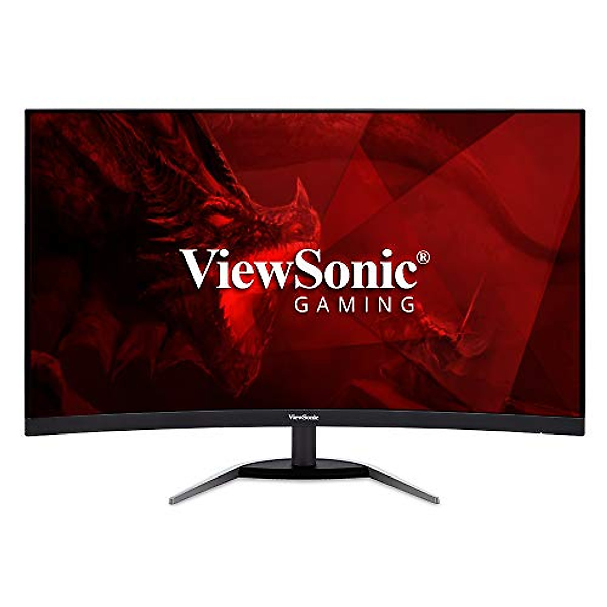 ViewSonic VX3268-PC-MHD 32 Inch Curved 1080p 1ms 165Hz Gaming Monitor with FreeSync Premium, Eye Care, HDMI and Display Port