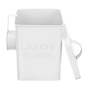 Cabilock Tide Laundry Detergent Lotion Container 1 Set Laundry Powder Container Iron Washing Powder Bucket Laundry Powder Holder Washing Powder Laundry Detergent Laundry Detergent Sheets