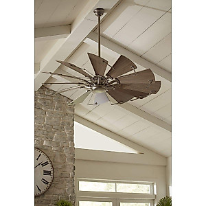 Progress Lighting P250000-081 Springer Ceiling Fans, 60 in, Nickel