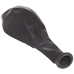 Unique Party Latex Balloons, 9", Jet Black