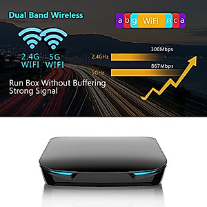 Android 9.0 TV Box 2GB 16GB, Smart TV Box with Amlogic S905X3 Ethernet 100M 2.4G 5G WiFi BT 4.2 USB 3.0 Support Ultra HD 1080P 4K 8K HDR 10