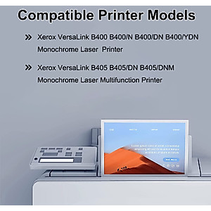 Ledes B400 Toner Cartridge High Yield 24,600 Pages, Compatible for Xerox Part#: 106R03584 Replacement for Versalink B400 B400N B400DN B405 B405DN (1 Pack, Black)