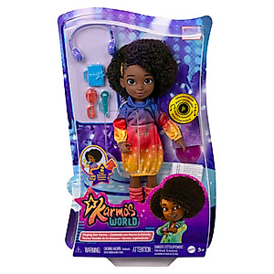 Mattel Karmaâ€™s World Singing Doll Set with Accessories & Collectible Record, Sings 2 Songs