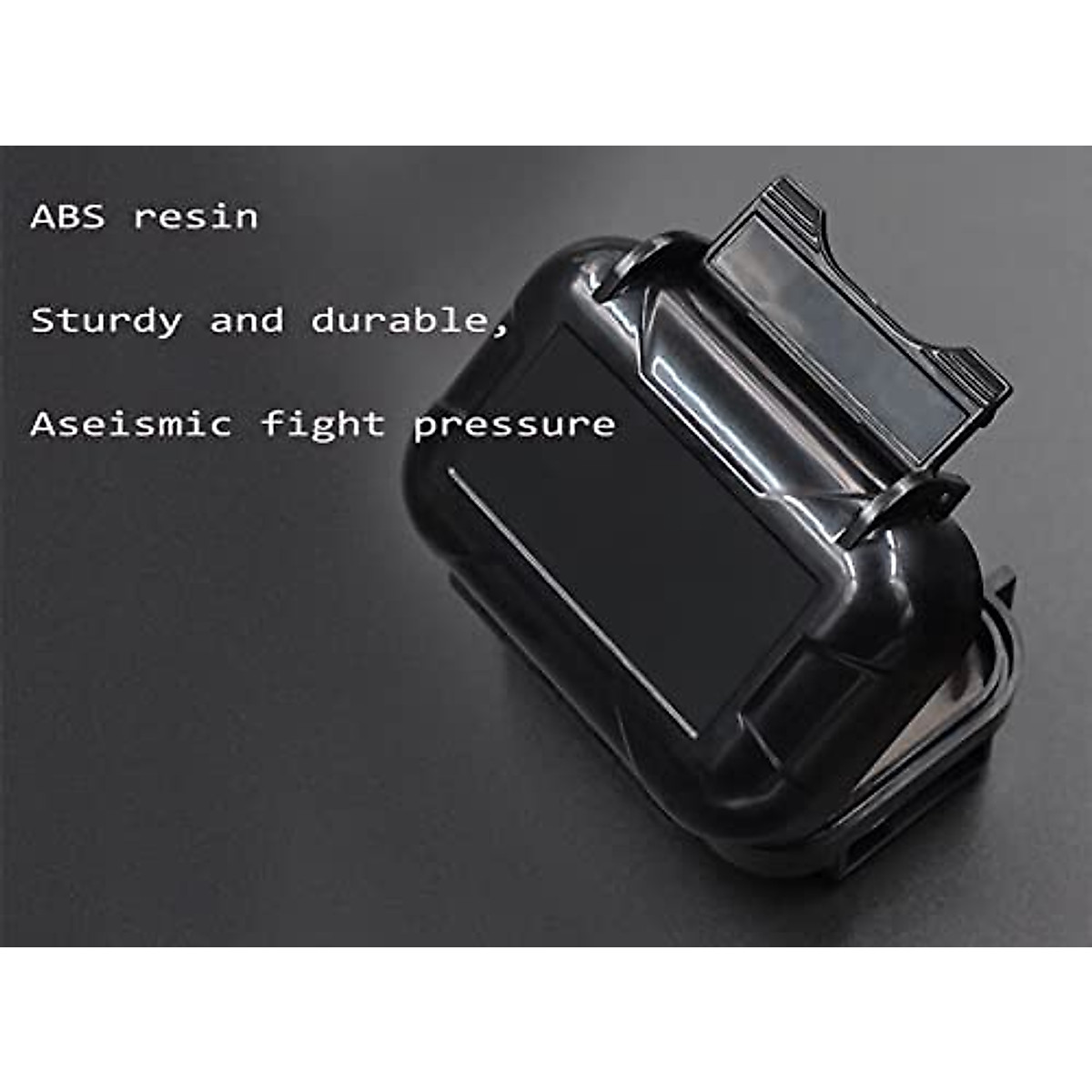 FEDAI ABS Resin Hard Storage Box Multifunction Protective Case for Earphone, Earbud, in-Ear Monitor Eartip(Orange)