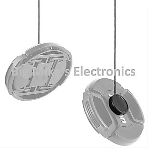 Big Mike's 55mm Universal Snap-On Lens Cap for Sony A-Mount Lenses 16-70mm, 18-55mm, 18-70mm, 28-70mm, 55-200mm, 35mm f/1.4G, 35mm f/1.8, 50mm f/1.4, 50mm f/2.8, 85mm f/2.8, 100mm f/2.8 - Black