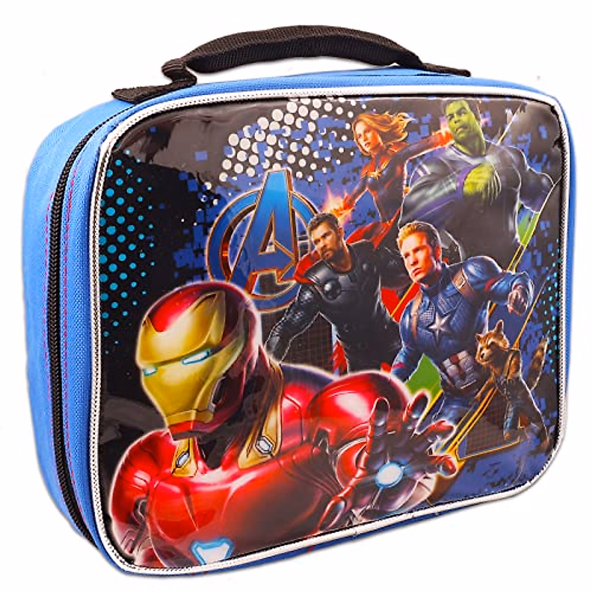 Marvel Avengers Soft Insulated Lunch Box (Blue/Black)