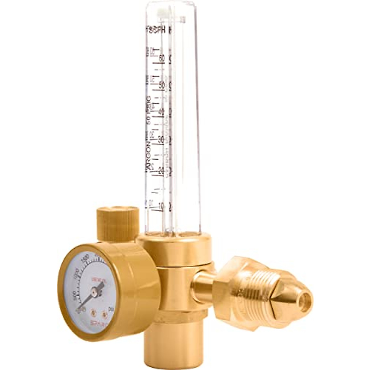 SPARC Argon CO2 Flowmeter + Regulator MIG TIG 0-60CFH CGA580 Inlet 2YR USA WARRANTY