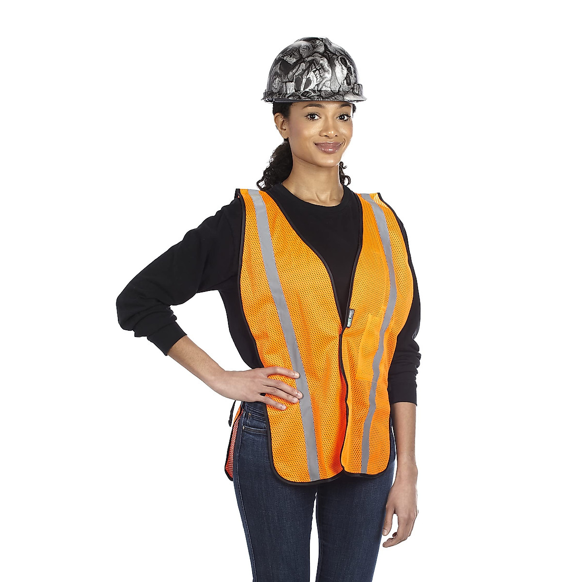MSA 10204778 Hydro Dip V-Gard Cap Style Safety Hard Hat with Fas-Trac III Ratchet Suspension | Polyethylene Shell, Self Adjusting Crown Straps - Standard Size in Devils Kanyon