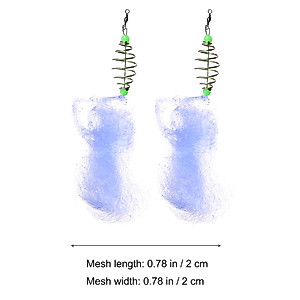 BESPORTBLE 10pcs Sticky Fishnet Fishing Tackle Glowing fishnets Explosion Fishing net Fishing Explosion Hook Tackle Tool Fishing cast net Bait Explosion Hook Fishing Hook Mesh Overlord Bundle