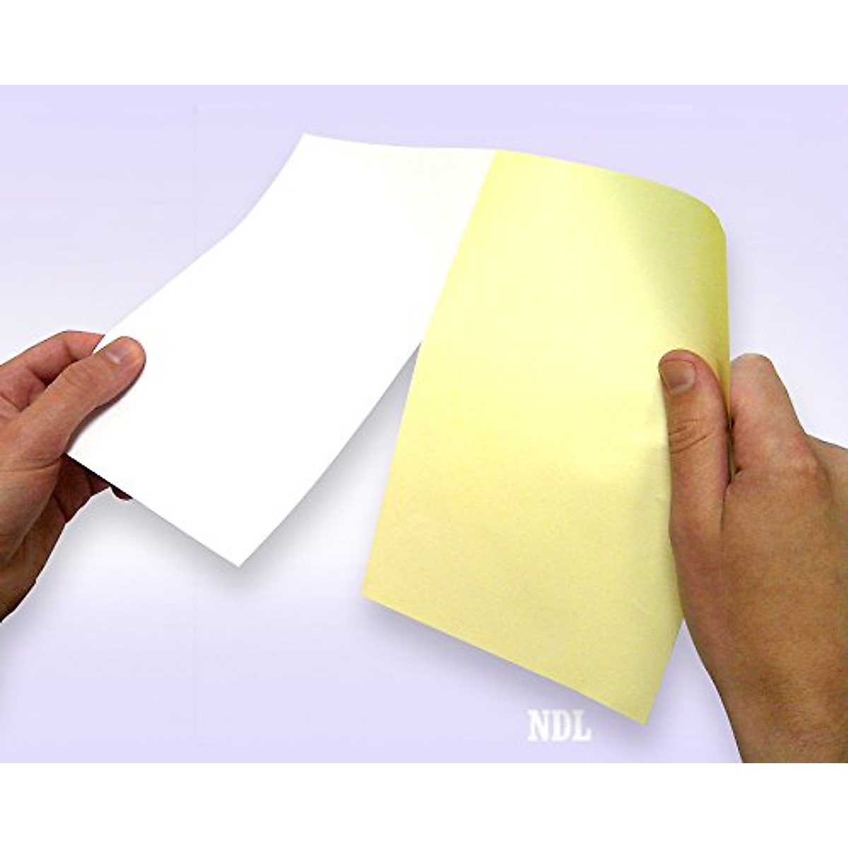 NextDayLabels - Pack of 500 Sheets 8-1/2 x 11" 2 Part Perforated Paper, Great for Invoices, Receipt, Statement etc. (White/Yellow)