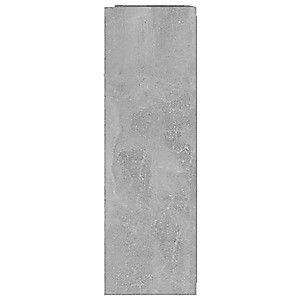 Eurobuy Bathroom Mirror Cabinet,Contemporary Wall Mounted Medicine Cabinet with 1 Door and 5 Compartments,Vanity Storage Cabinet for Bathroom Concrete Gray 24.6"x8.1"x25.2"