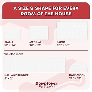 My Doggy Place Microfiber Dog Mat for Muddy Paws, 36" x 26" Ash - Absorbent and Quick-Drying Dog Paw Cleaning Mat, Washer and Dryer Safe - Non-Slip Rubber Backed Dog Floor Mat, Large