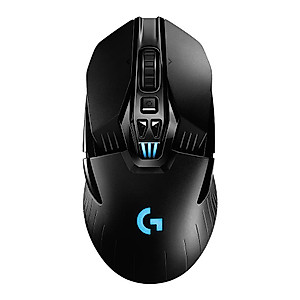 Logitech G935 Wireless DTS:X 7.1 Surround Sound LIGHTSYNC RGB PC Gaming Headset - Black/Blue and Logitech G903 Lightspeed Wireless Gaming Mouse