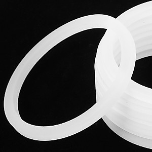 UPKOCH 20pcs Jar Lids Rings Wide Mouth Silicone Gasket for Glass Jars Lids Sealing Rings Jars Seal Rings -leak Sealing Ring Wide Bottle Silicone Rings Airtight Seals Ring