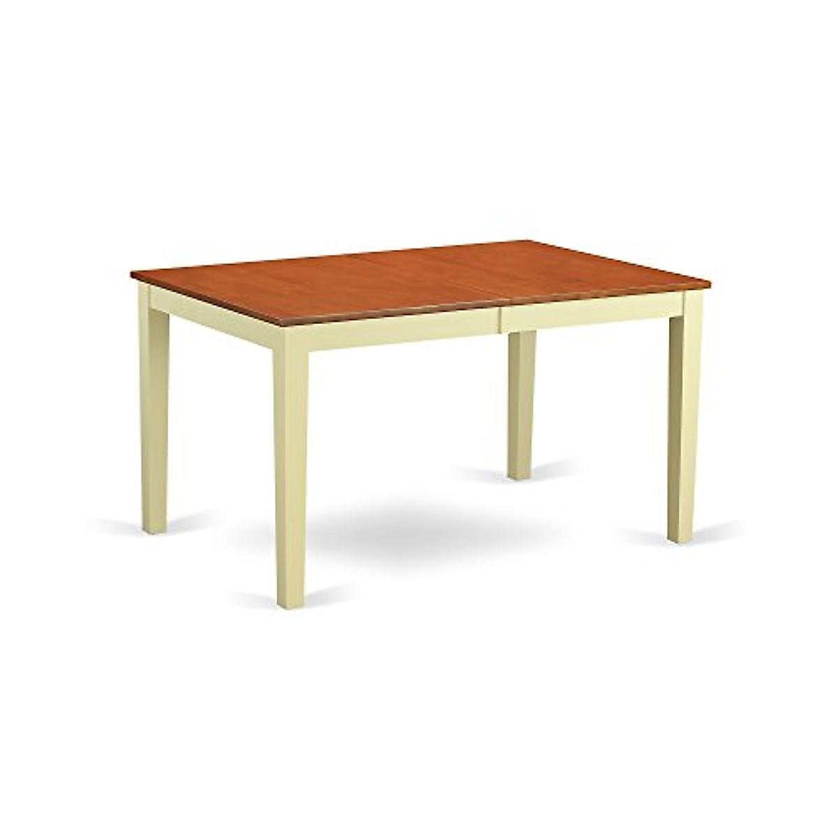 East West Furniture NIDA6-BMK-W Dining Set, 6-Piece