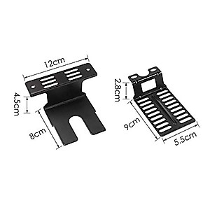 Motor Bracket, 2PCS Stainless Steel Barbecue Grill Use Tool, High Hardness Safe Outdoor Camping Rotisserie Support Plate BBQ Accessories, Easy Install