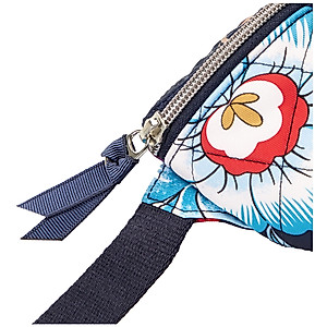 Vera Bradley Women's Performance Twill Convertible Crossbody Belt Bag With RFID Protection, Mayfair in Bloom, One Size