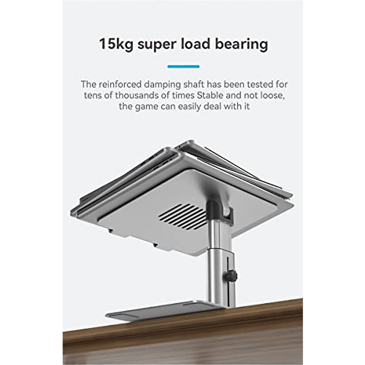 KitBox Laptop Stand for Desk with Adjustable Height and Angle,Aluminum Alloy Notebook Stand for All Laptop.