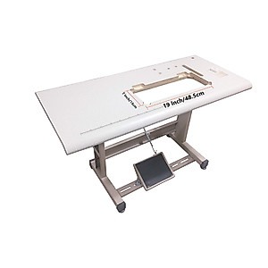 YEQIN "T" Legs Sewing Machine Table Stand/Sewing Desk for Juki DDL8700 5550 DU1118 Type Single Needle Lockstitch Sewing Machines
