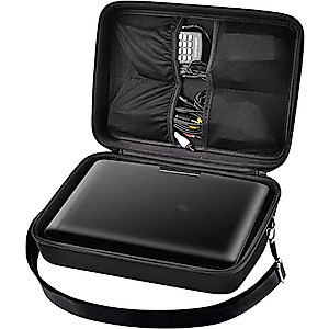 Case Compatible with DBPOWER 11.5" 12" Portable DVD Player for Car, Holder Storage Bag with Strap & Net Pocket for Battery, Car Charger, Power Adaptor and Remote Control (Case Only)