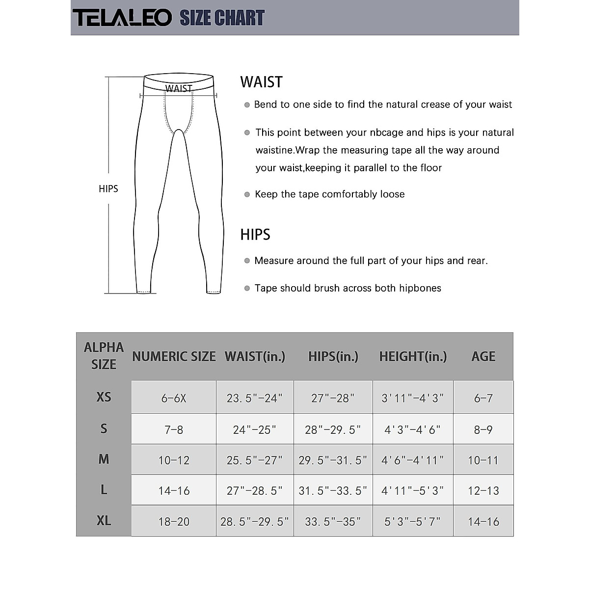 TELALEO 3 Pack Boys' Youth Compression Leggings Tights Base Layer Athletic Pants for Sports Basketball Hockey Baseball Running Black Blue Grey 3 Pack S