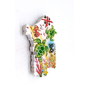 3D Sardinia Italy Fridge Magnet Tourist Souvenir Gift Collection Home Kitchen Decoration Magnetic Sticker Sardegna Refrigerator Magnet