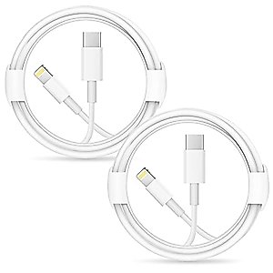 iPhone Fast Charger Lightning Cable [Apple MFi Certified] 2-Pack USB-C to Lightning Cable (6.6Ft) Fast Charging Compatible with iPhone14/14 Plus/14 Pro/14 Pro Max/13/13pro/12/12 Pro/12 Pro Max/11/iPad