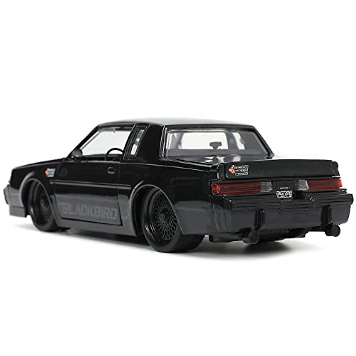 1987 Grand National Black Metallic Blackbird Bigtime Muscle Series 1/24 Diecast Model Car by Jada 34199