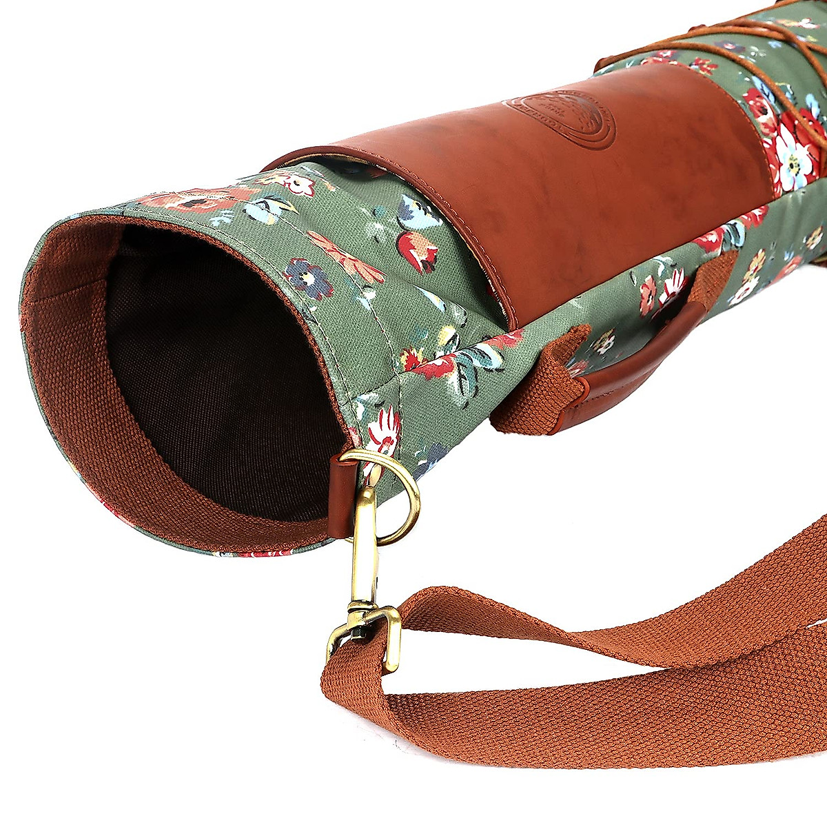 Tourbn Tourbon Outdoor Flower Golf Club Bag Sunday Bags Canvas Driving Range Storage 32inch Green