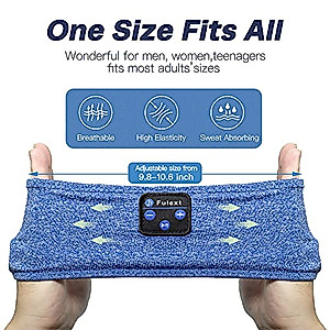 Lavince Sleep Headphones Bluetooth Sports Headband, Wireless Sports Headband Headphones with Ultra-Thin HD Stereo Speakers Perfect for Workout,Jogging,Yoga,Insomnia,Side Sleepers,Air Travel,Meditation