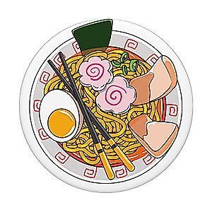 Anime Japanese Ramen Life Noodle Foodie Gift PopSockets PopGrip: Swappable Grip for Phones & Tablets