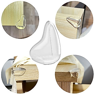 Muasopst Corner Protectors with Adhesive 16pcs, Anti Collision Baby Proofing Corner Protectors, Furniture Corner Guard, Edge Safety Bumpers for Babies & Kids