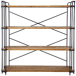 Christopher Knight Home Yorktown 4-Shelf Bookcase, Antique & Yorktown 3-Shelf Bookcase, Antique