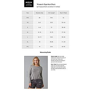 prAna Women's Foundation Short Sleeve V-Neck, Atlantic Heather, Medium